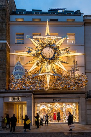 Dior Store Christmas Lights Turned On Editorial Stock Photo - Stock ...