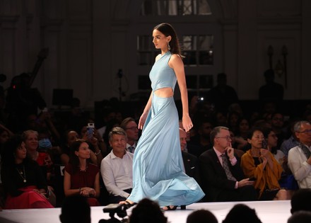 Model Walks Runway Presenting Creation Charini Editorial Stock Photo ...