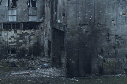 Worker Cleans Debrish Streets Dnipro After Editorial Stock Photo ...