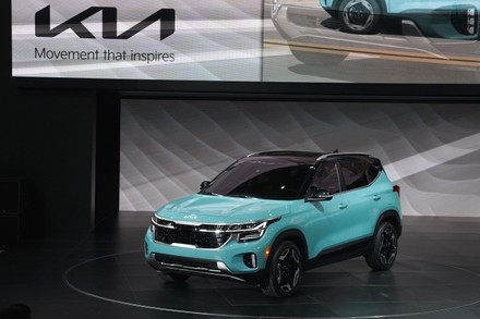 New Kia Seltos Vehicle Displayed Automobility Editorial Stock Photo ...