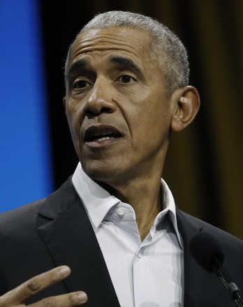 Former Us President Barack Obama Speaks Editorial Stock Photo - Stock ...