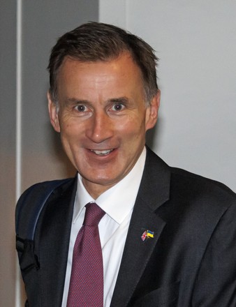 Chancellor Jeremy Hunt Leaves His London Editorial Stock Photo - Stock ...