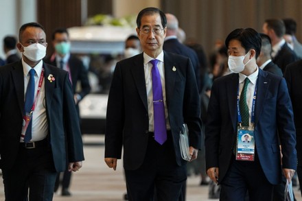 South Koreas Prime Minister Han Ducksoo Editorial Stock Photo - Stock ...