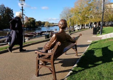 New Statue Writer Virginia Woolf On Editorial Stock Photo - Stock Image ...