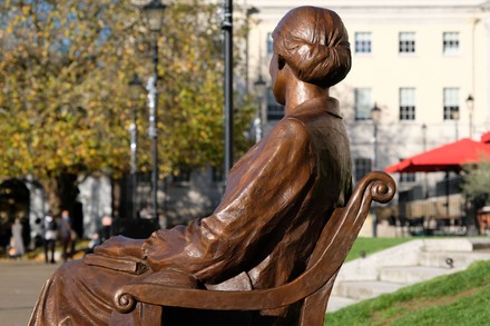 New Statue Writer Virginia Woolf On Editorial Stock Photo - Stock Image ...