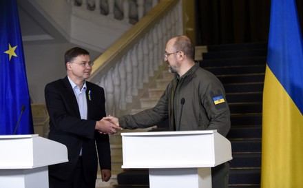 Prime Minister Ukraine Denys Shmyhal R Editorial Stock Photo - Stock ...
