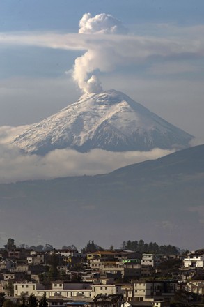 Cotopaxi Volcano Steam Fumarole Seen Quito Editorial Stock Photo ...