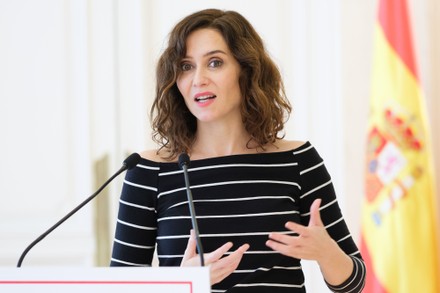 President Community Madrid Isabel Ayuso Receives Editorial Stock Photo ...
