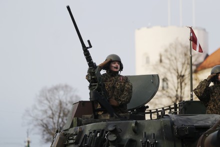 Latvian Army Servicemen Participate Traditional Military Editorial ...