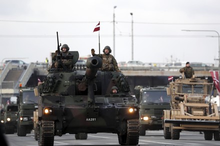 Latvian Army Servicemen Participate Traditional Military Editorial ...