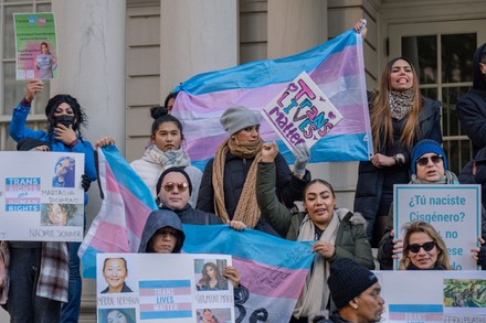 Transgender Activists Rally City Hall During Editorial Stock Photo ...