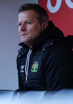 Yeovil Town Manager Mark Cooper During Editorial Stock Photo - Stock ...