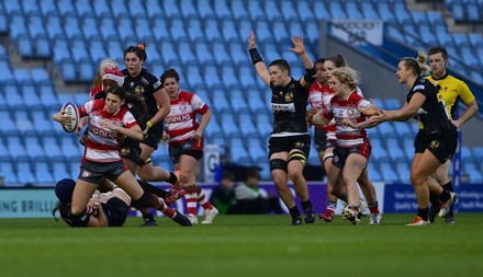 Ellie Rugman Gloucesterhartpury Tackled By Ebony Editorial Stock Photo ...