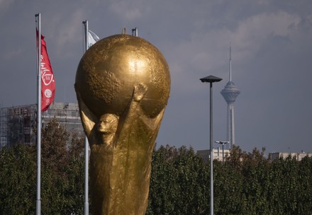 Sculpture Fifa World Cup Trophy Pictured Editorial Stock Photo - Stock ...