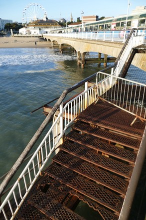Some Eroded Structure Bournemouth Pier Set Editorial Stock Photo ...
