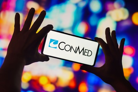This Photo Illustration Conmed Logo Displayed Editorial Stock Photo ...