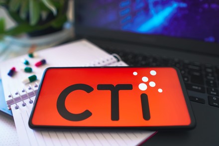 This Photo Illustration Cti Biopharma Logo Editorial Stock Photo ...