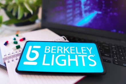 This Photo Illustration Berkeley Lights Logo Editorial Stock Photo ...