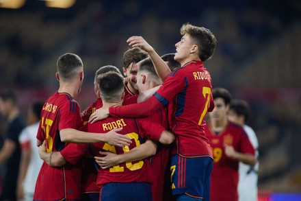 Benat Turrientes Spain Celebrates Goal During Editorial Stock Photo ...