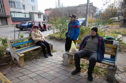 Locals Spend Time Park Near Their Editorial Stock Photo - Stock Image ...