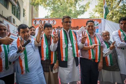 Anil Chaudhary President Delhi Pradesh Congress Editorial Stock Photo ...
