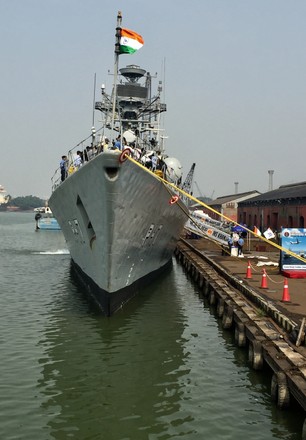 Ins Indian Naval Ship Khanjar Guided Editorial Stock Photo - Stock ...