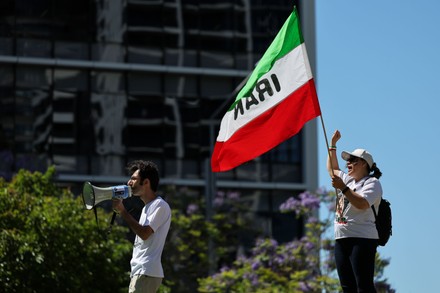 Protesters Gather Jacaranda Square During Rally Editorial Stock Photo ...