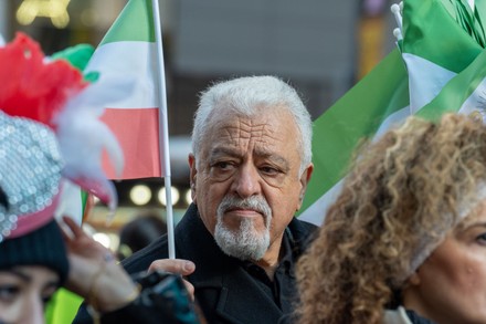 Iranians Rally Infront United Nations Headquarters Editorial Stock ...