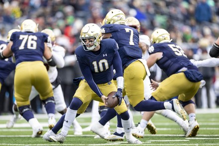 Notre Dame Quarterback Drew Pyne 10 Editorial Stock Photo - Stock Image ...