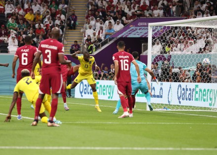 Enner Valencia Ecuador Heads Ball Score Editorial Stock Photo - Stock ...