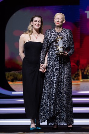 Tilda Swinton Her Daughter Honor Swinton Editorial Stock Photo - Stock ...