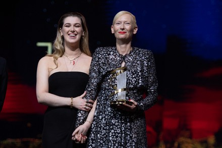 Tilda Swinton Her Daughter Honor Swinton Editorial Stock Photo - Stock ...
