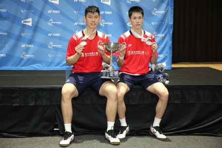 Mens Doubles Winners Liu Yu Chen Editorial Stock Photo - Stock Image ...