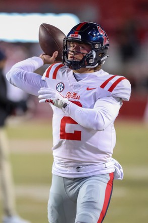 Rebels Qb Jaxson Dart 2 Prepares Editorial Stock Photo - Stock Image ...