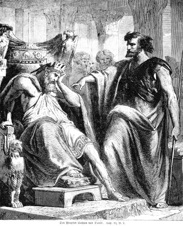 Prophet Nathan Front David Nathan Speak Editorial Stock Photo - Stock ...