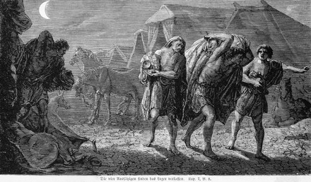 Four Lepers Find Camp Abandoned Camp Foto stock editorial - Imagem stock | Shutterstock