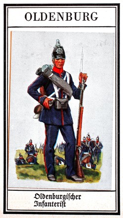 German Uniforms 19th Century Lines Infantry Editorial Stock Photo ...