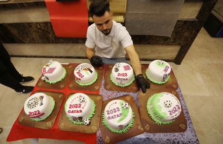 Palestinians Put Final Touches On Cakes Editorial Stock Photo - Stock ...