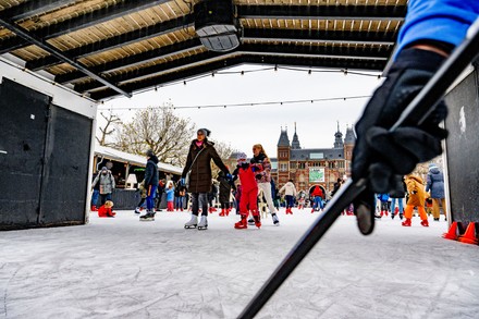 Busy On Skating Rink Ice Rink Editorial Stock Photo - Stock Image ...