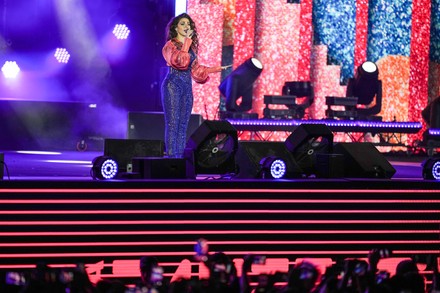 Mariam Fares Performs First Festival Fifa Editorial Stock Photo - Stock ...