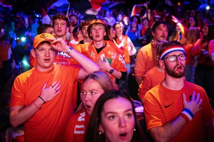 Dutch Soccer Fans Watch Fifa World Editorial Stock Photo - Stock Image ...