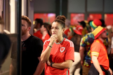 Wales Football Fans Celebrate Gareth Bales Editorial Stock Photo ...