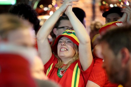 Wales Football Fans Celebrate Gareth Bales Editorial Stock Photo ...