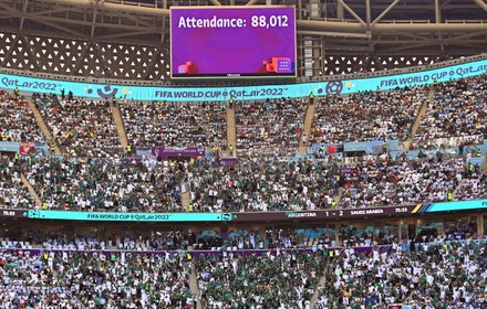 Crowd Attendance Displayed On Huge Screen Editorial Stock Photo - Stock ...