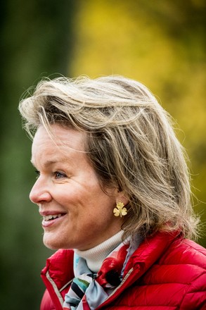 Queen Mathilde Belgium Pictured During Royal Editorial Stock Photo ...