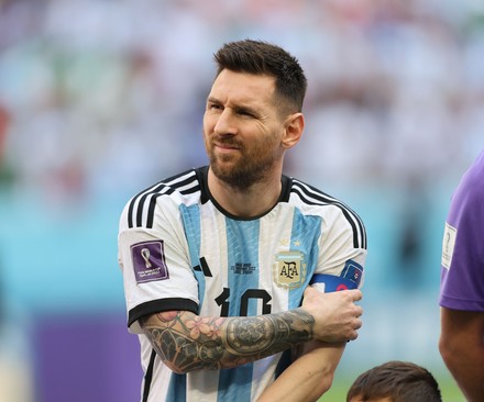 Lionel Messi Argentina Waving Crowd During Editorial Stock Photo ...