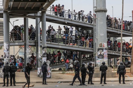 People Run Police After Police Used Editorial Stock Photo - Stock Image ...