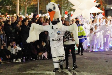 Cyril Swan Mascot Swansea City Afc Editorial Stock Photo - Stock Image ...