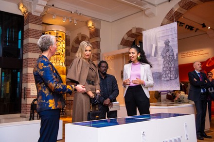 Queen Maxima Visits Exhibition Our Colonial Editorial Stock Photo ...