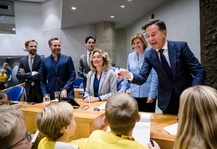 Dutch Prime Minister Mark Rutte R Editorial Stock Photo - Stock Image ...